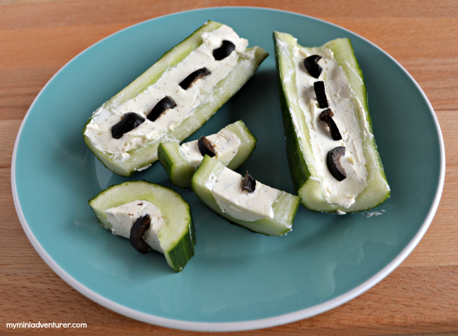 Cucumber Ants on a Log - My Mini Adventurer