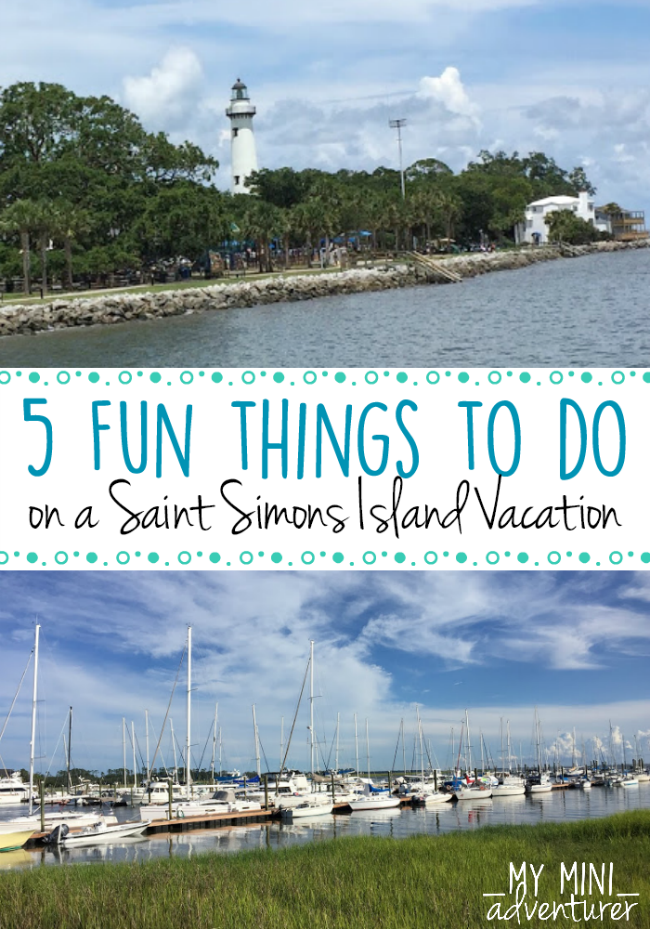 5 Fun Things to do on your Saint Simons Island Trip - My Mini Adventurer